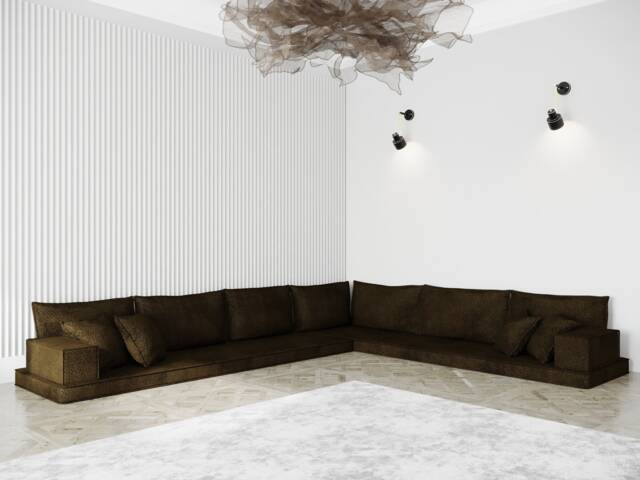 Custom Floor Cushion Sofa - Washable Modular Seating For Living Room ...