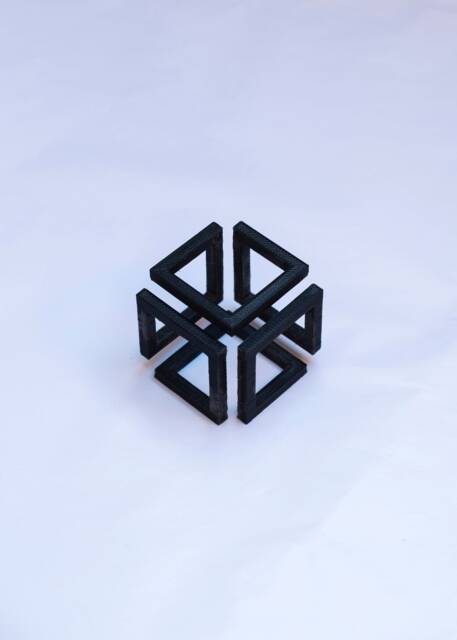 3D Printed Infinity Cube - 5 cm Decorative Or Fidget Purposes Different ...