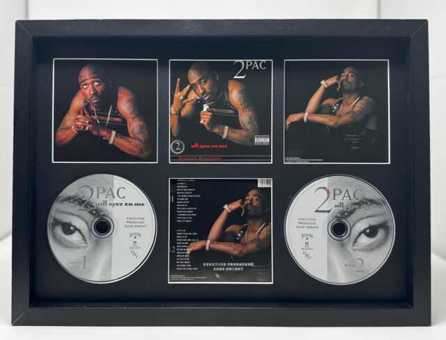 2Pac - All Eyez On Me Double Cd Wall Display Frame Not Included by Etsy ...