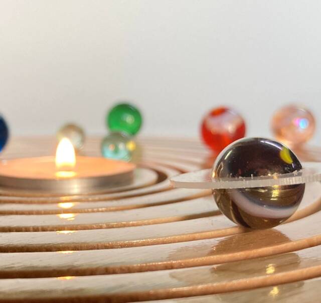 Solar System Candle Holder Gift With Planets Home Decor Interior Design ...