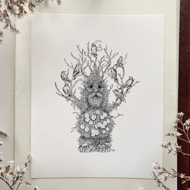 Tree Creature - 8 X 10 Fine Art Print by Etsy | ufurnish.com