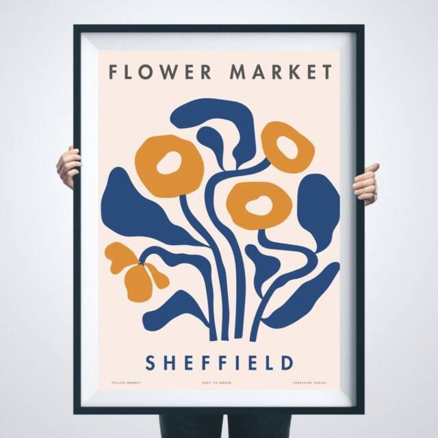 Sheffield Flower Market, Yorkshire Sayings, Quotes, Print, Wall Art ...