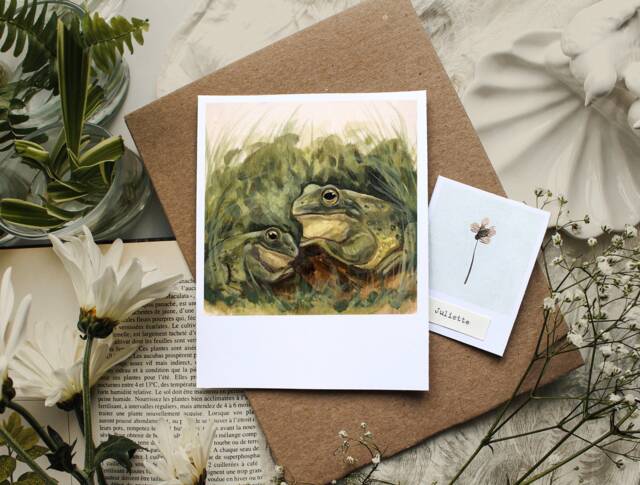 Frog Art Print - 4x5 Polaroid Countrycore Fairycore Cottagecore Room ...