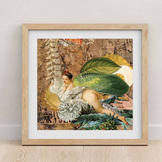 Sacred Feminine Illustration, An Odalisque, Cabinet Of Curiosity, Gift ...