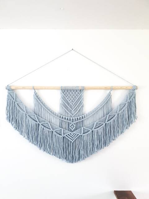 xl Macrame Wall Hanging, 5 Size Options, Art, Woven Boho Decor, Macrame ...