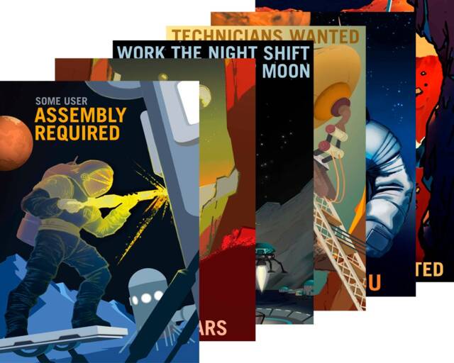 Nasa Posters Explorers Wanted Series, Complete Collection by Etsy ...