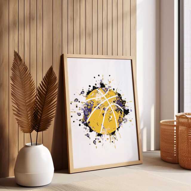 Personalized Basketball Poster/Sport Sportsman Personalized Gift Idea ...