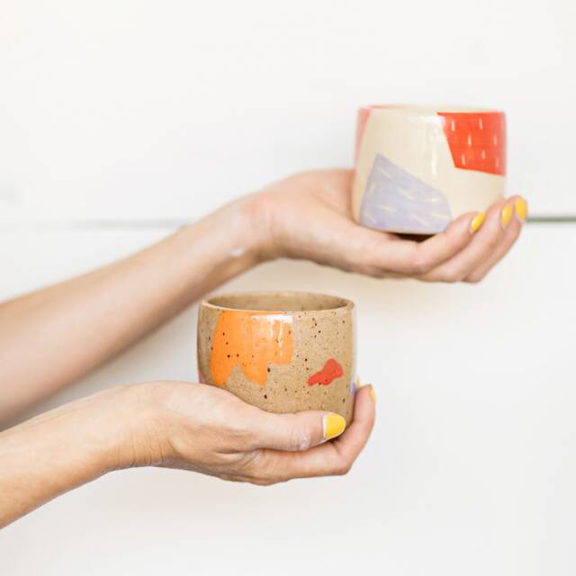 Colorful Ceramic Planter/Cactus Indoor Succulent Modern Plant Pot by ...