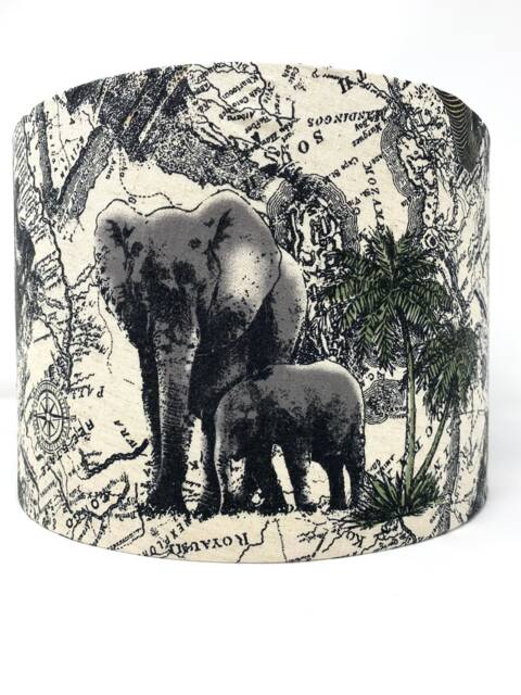 Elephant Lampshade Safari Jungle Animals Light Shade by Etsy | ufurnish.com
