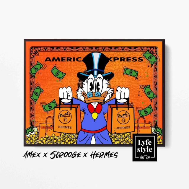 Alec Monopoly X Duck - Super High Quality Canvas Street Art ...