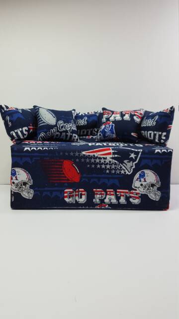 Hand-Made Patriots Couch/Sofa Tissue Box Cover - Tissue Box Not ...