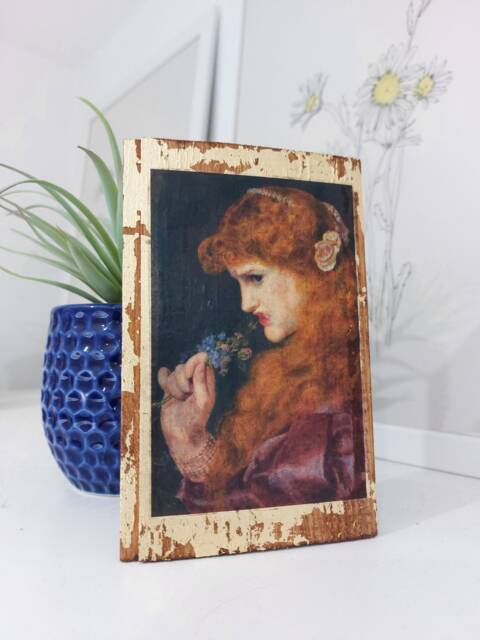 Love's Shadow Wood Wall Art Frederick Sandys Pre-Raphaelite Painting by ...