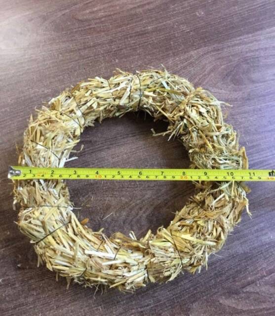 straw Wreath, Wreath Base, Christmas Handmade X10 Base by Etsy ...