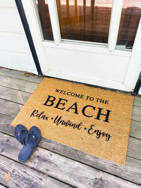 Welcome To The Beach Door Mat - Custom by Etsy | ufurnish.com