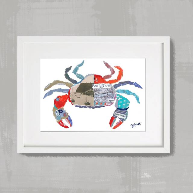 Crab Collage Print by Etsy | ufurnish.com