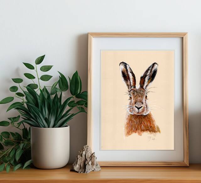 Print Of A Watercolour Painting By Tim Freer - Wildlife Print Original ...