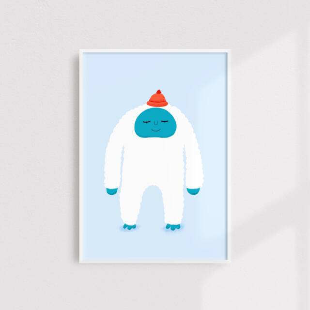 Fun Yeti Nursery Print Kids Room Decor by Etsy | uFurnish.com