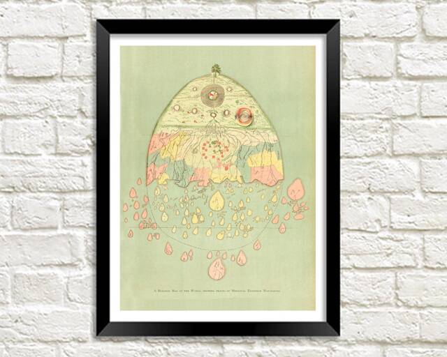 Burmese Map Print Vintage Burma Atlas Of The World Artwork by Etsy ...