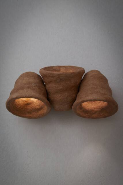 Clay Bath Wall Sconces, Wabi Sabi Light, Ceramic Sconce, Bedside Lamp ...