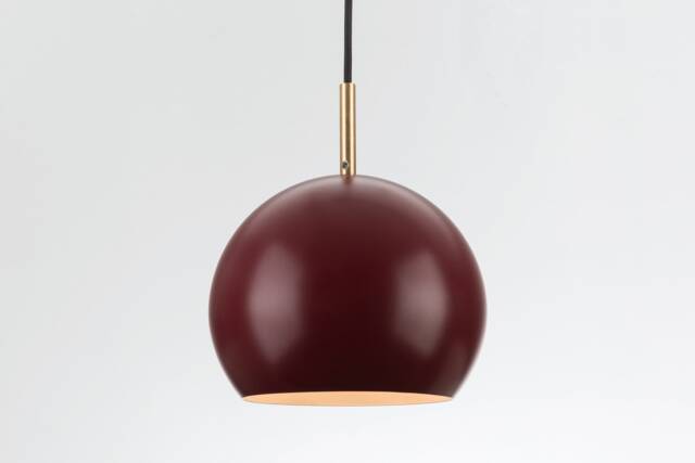 Ulf Ceiling Pendant Light Burgundy Red Mid Century Modern Kitchen ...