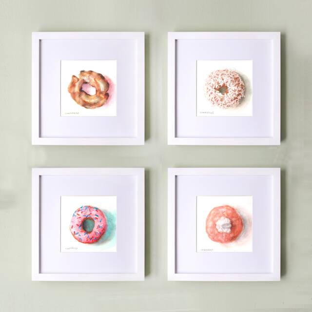 Art Print Set - Watercolor Painting, Wall & Home Decor By Artist ...