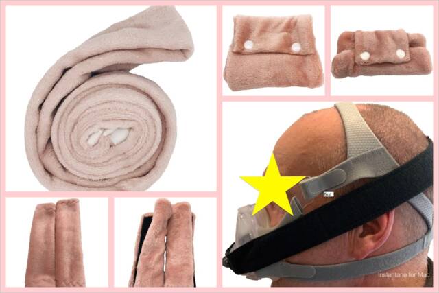 Pink Selection Of Super Soft Fleece Covers For Cpap Bipap Ventilator ...