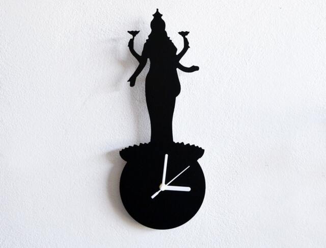 Hindu Goddess Lakshmi Wall Clock by Etsy | ufurnish.com
