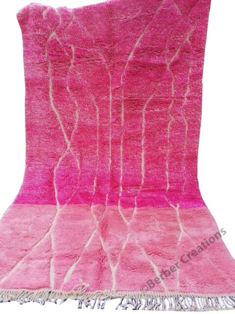 Pink Moroccan Rug , Custom Beni Ourain Rug, Morrocan Area 8x10 Pink by ...