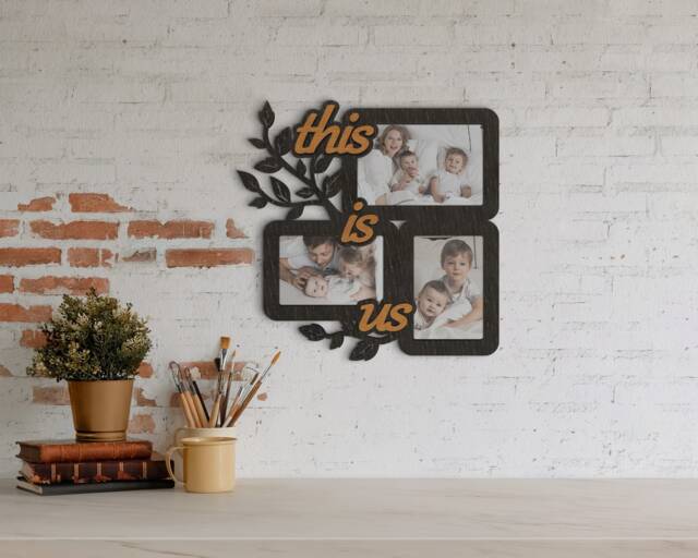 Family Tree Wall Art, Collage Kit Decor, Picture Frame, Wall Collage ...