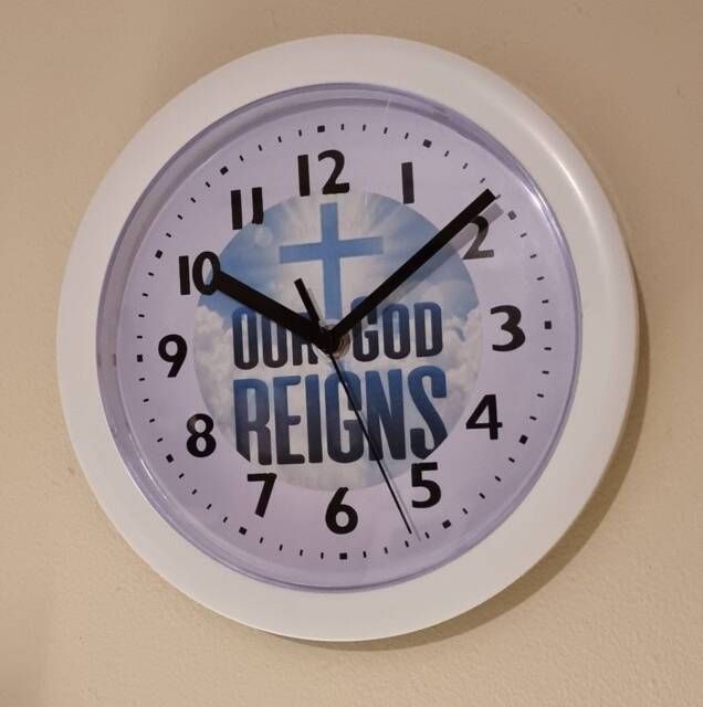 Jesus Kitchen Christian Wall Clock White With Bible Verse by Etsy ...