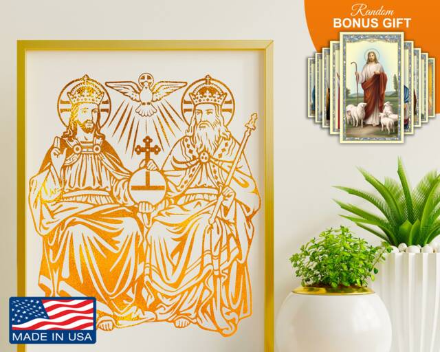 Holy Trinity - 8x10 in Home Decor Wall Art Prints Father Son Spirit ...