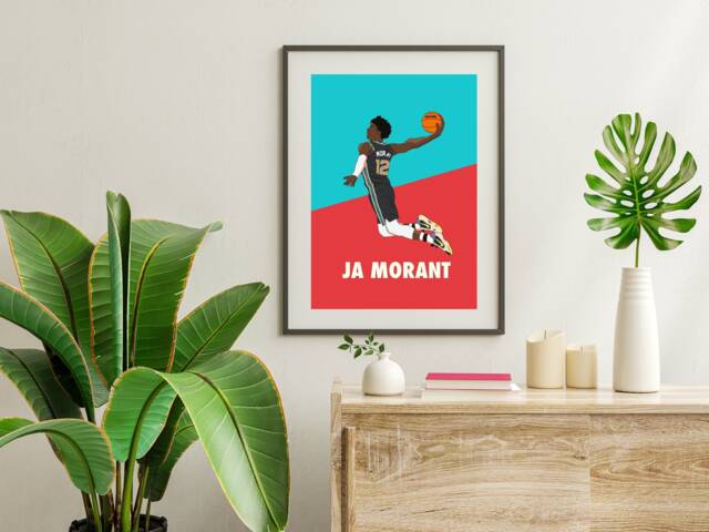 Ja Morant [2 Styles Available] by Etsy | uFurnish.com