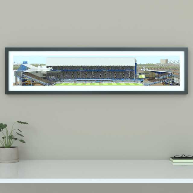 Ultra-Wide Everton - Goodison Park Stadium Panoramic Print - Art ...