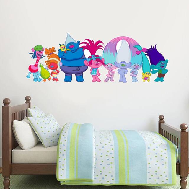 Trolls - Poppy & Group Wall Sticker by Etsy | ufurnish.com
