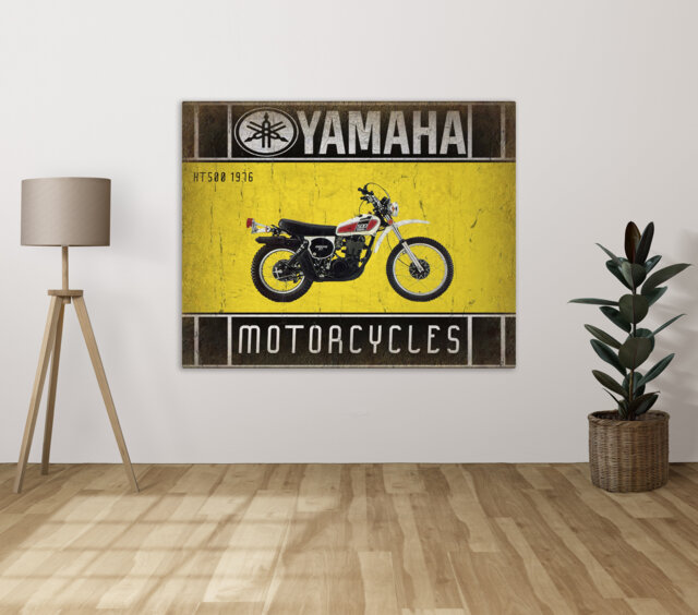 Yamaha Motorcycles - Metal Sign Plaque Wall Art Decor Signage by Etsy ...