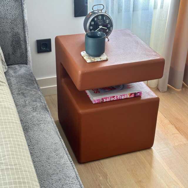 Luno Nightstand, Concrete Texture by Etsy | ufurnish.com