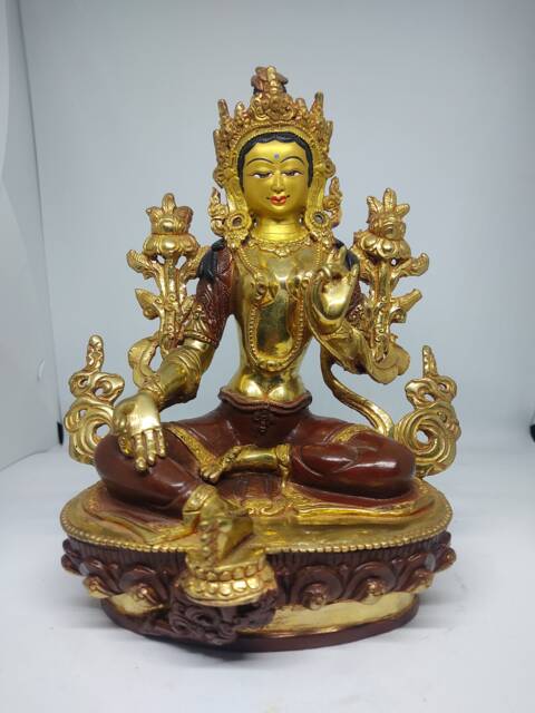 Green Tara Buddhist Statue Meditation Gift - Handmade in Nepal by Etsy ...