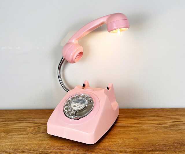 Soft Pink Desk Lamp, Retro Girly Gift by Etsy | ufurnish.com