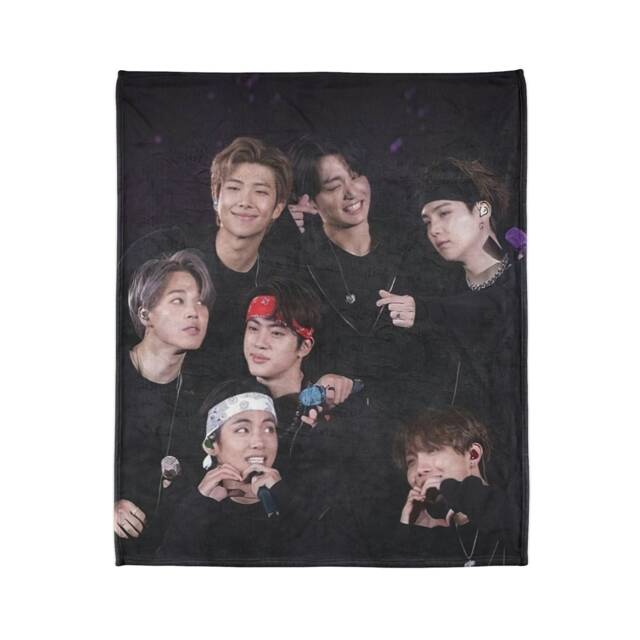 Bts Blanket - Ot7 Bangtan Sonyeondan Merch & Birthday Present by Etsy ...
