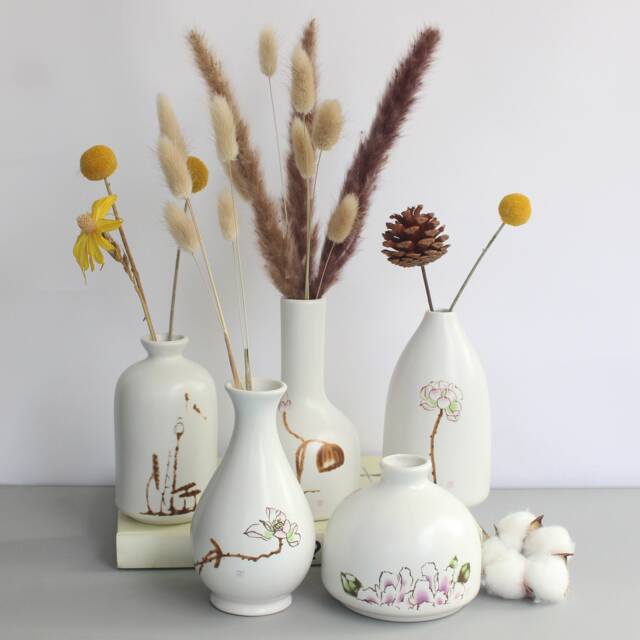 Handmade Ceramic Bud Vases Boho Wedding Table Decor by Etsy | ufurnish.com