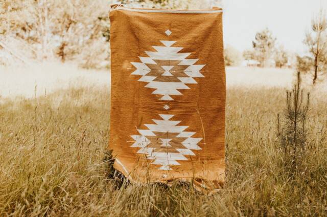 Mexican Inspired Rug - Modern Blanket Ethnic Patterns Rug Antique ...