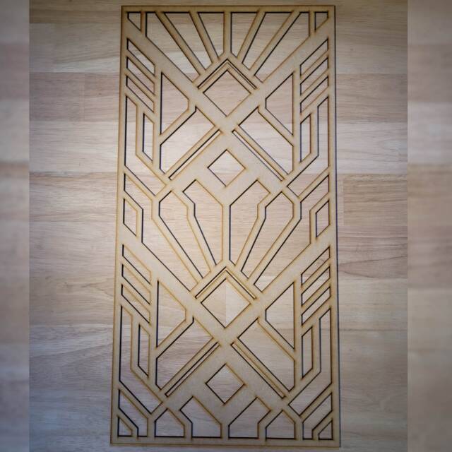 Fantasy Art Deco Decorative Screen For Radiator Cabinets - Laser-Cut ...