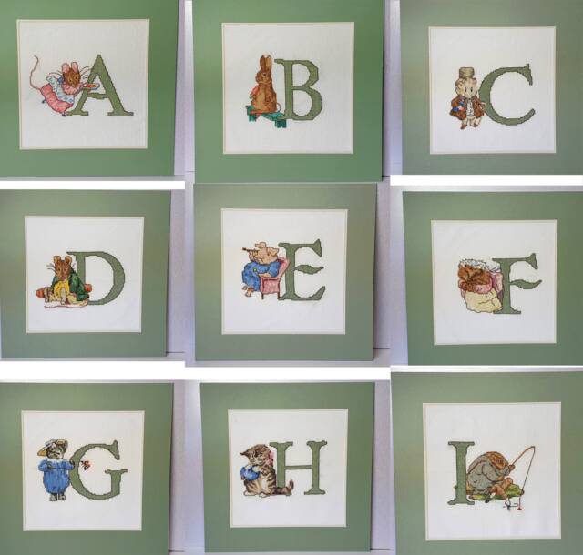 Nursery Decor Personalised Individual Name Initial Beatrix Potter Peter ...