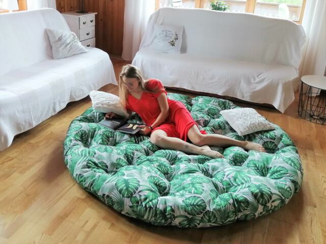 Round Cushion Extra Large Size - Reading Nook Cushion Floor Seating ...