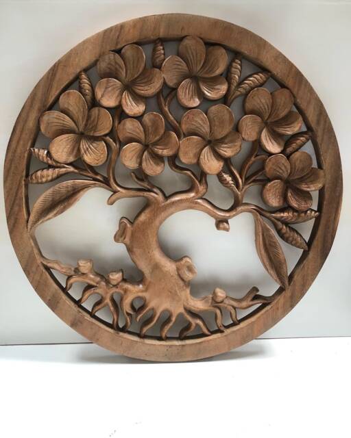 Pranjipane Medallion Wall Art , Wood Decoration, Tree Decor , Tree Of ...
