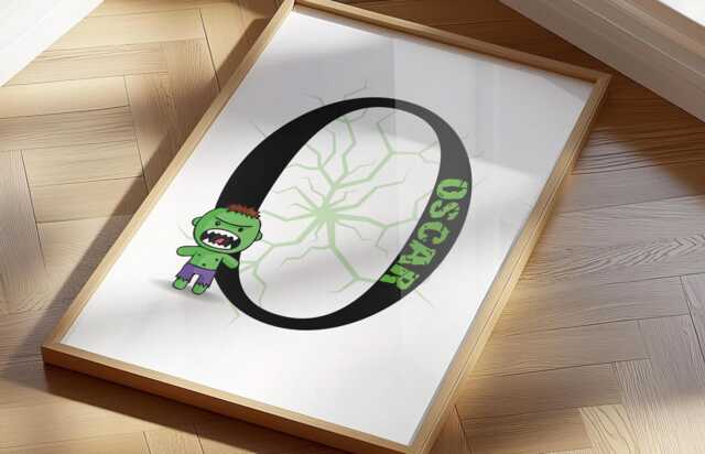 Superhero Print-Green Wall Art-Superhero Bedroom Print-Personalised ...