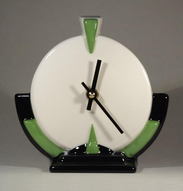 Echo Of Deco British Art Pottery Inspired Scientist Mantel Clock by ...