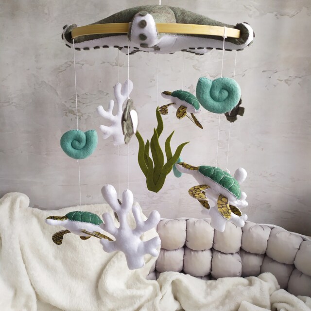 Ocean Baby Mobile, Nautical Nursery Mobile, Sea Animals Mobile, Turtle ...