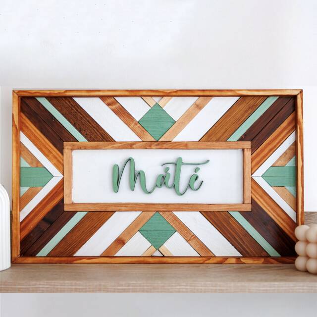 Custom Baby Name Geometric Nursery Decor, Personalized Room Sign With ...