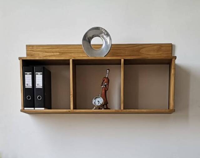 Bookcase/Bookshelf Wood Bookcase Wall Hanging Storage Cabinet Shelf Ref ...